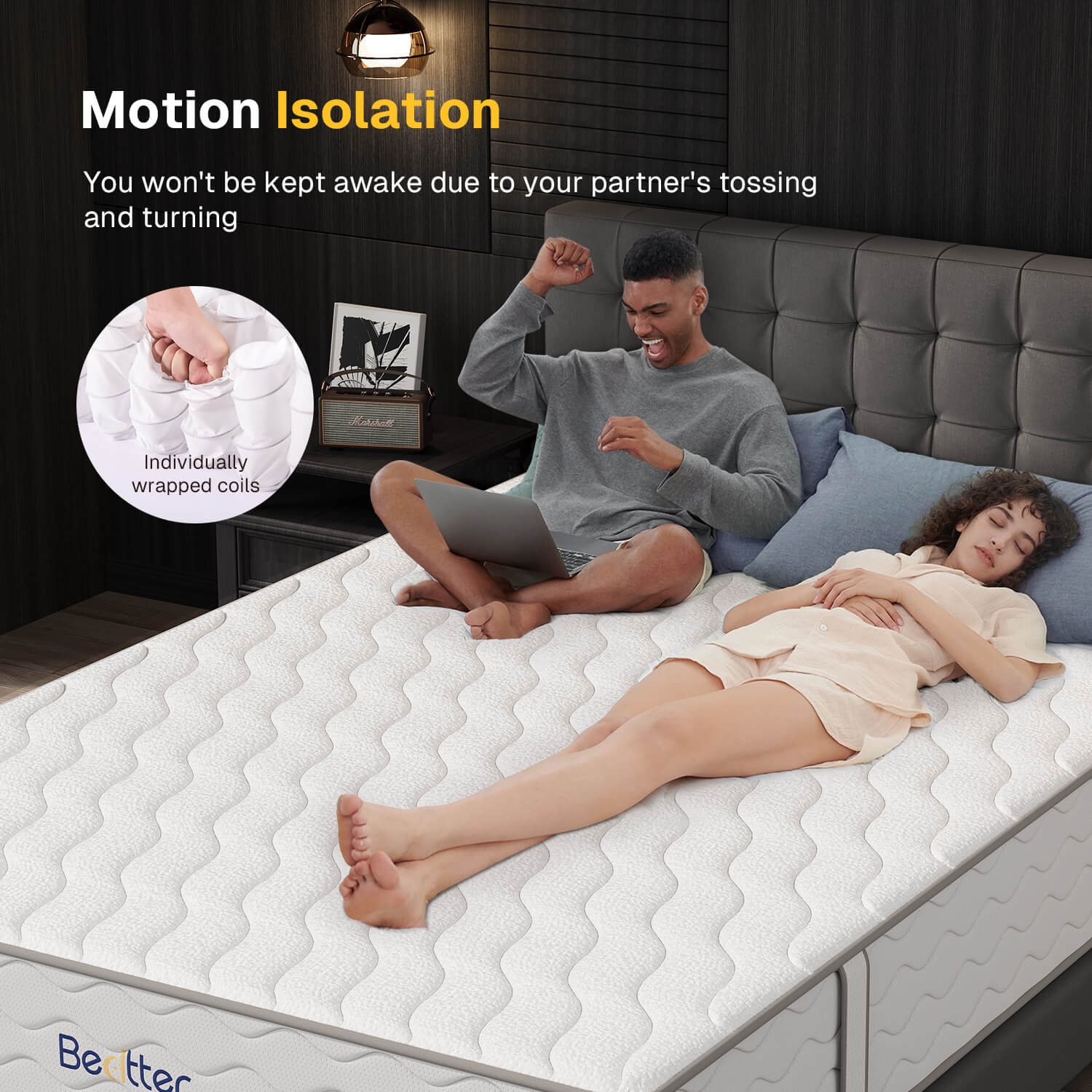 Bedtter® Core 10-Inch Mattress | Best Air Cooling for Hot Sleepers